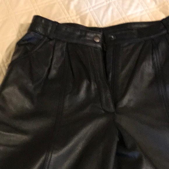 Calliope | Pants & Jumpsuits | Vintage Black Leather Pants | Poshmark